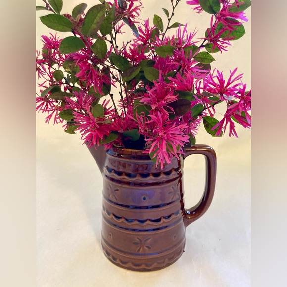 Vintage | Accents | Vintage Marcrest Midcentury Stoneware Pitcher Brown ...